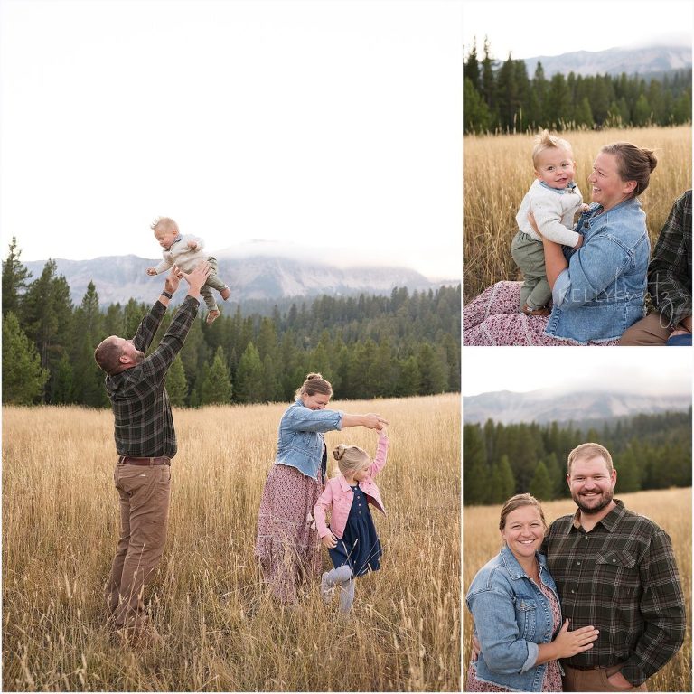 Bozeman family photographer Kelly Kuntz Photography- mountain meadow